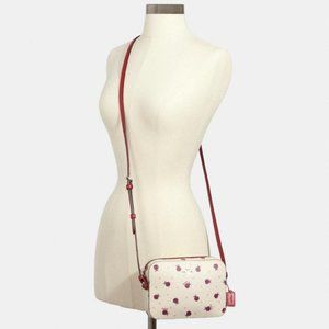Coach | Bags | Coach Ladybug Mini Camera Bag Cross Body Purse Red And ...